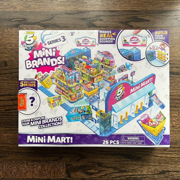 Zuru | Toys | Zuru 5 Surprise Mini Brands Series 3 Mini Mart Playset ...
